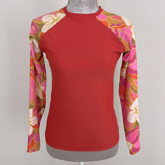 Seea | Swim | Seea Long Sleeve Rash Guard Surf Bathing Suit Coral ...